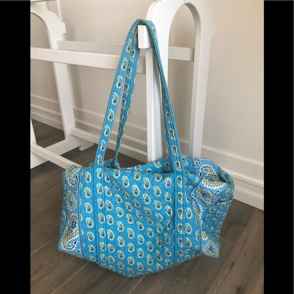 Vera Bradley Duffel Bag With Curling Iron Pouch - Gem